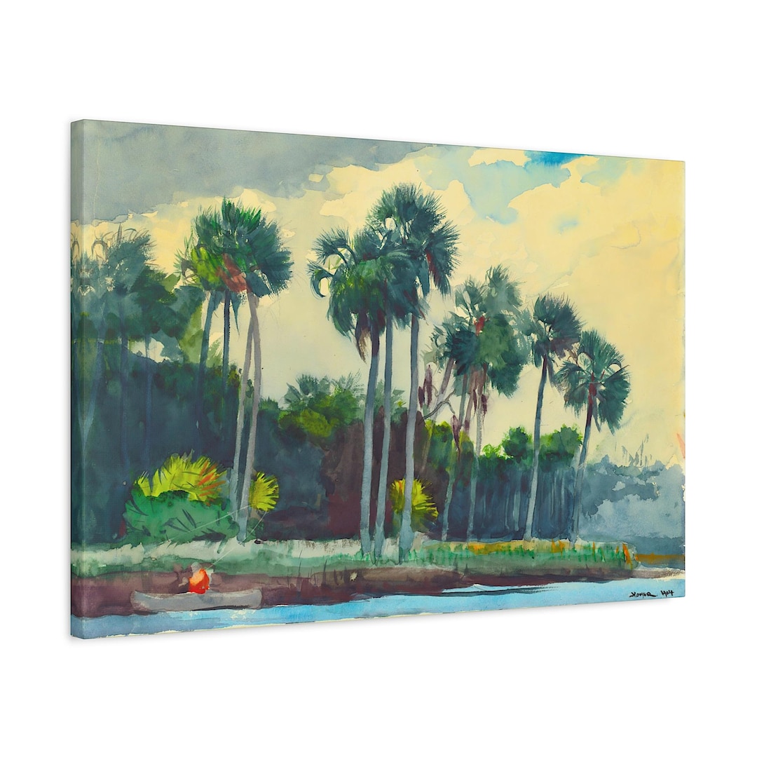 Winslow Homer Red Shirt Homosassa Florida Winslow Homer Painting Huge ...