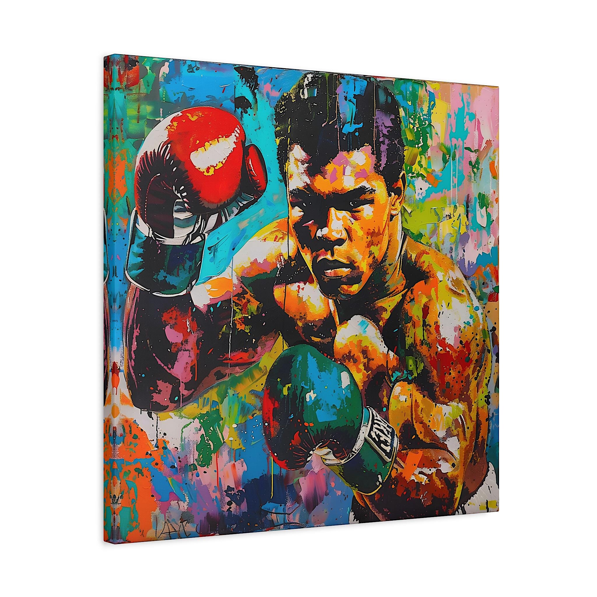 Muhammad Ali Canvas Boxing Painting Muhammad Ali Print Modern Sports ...