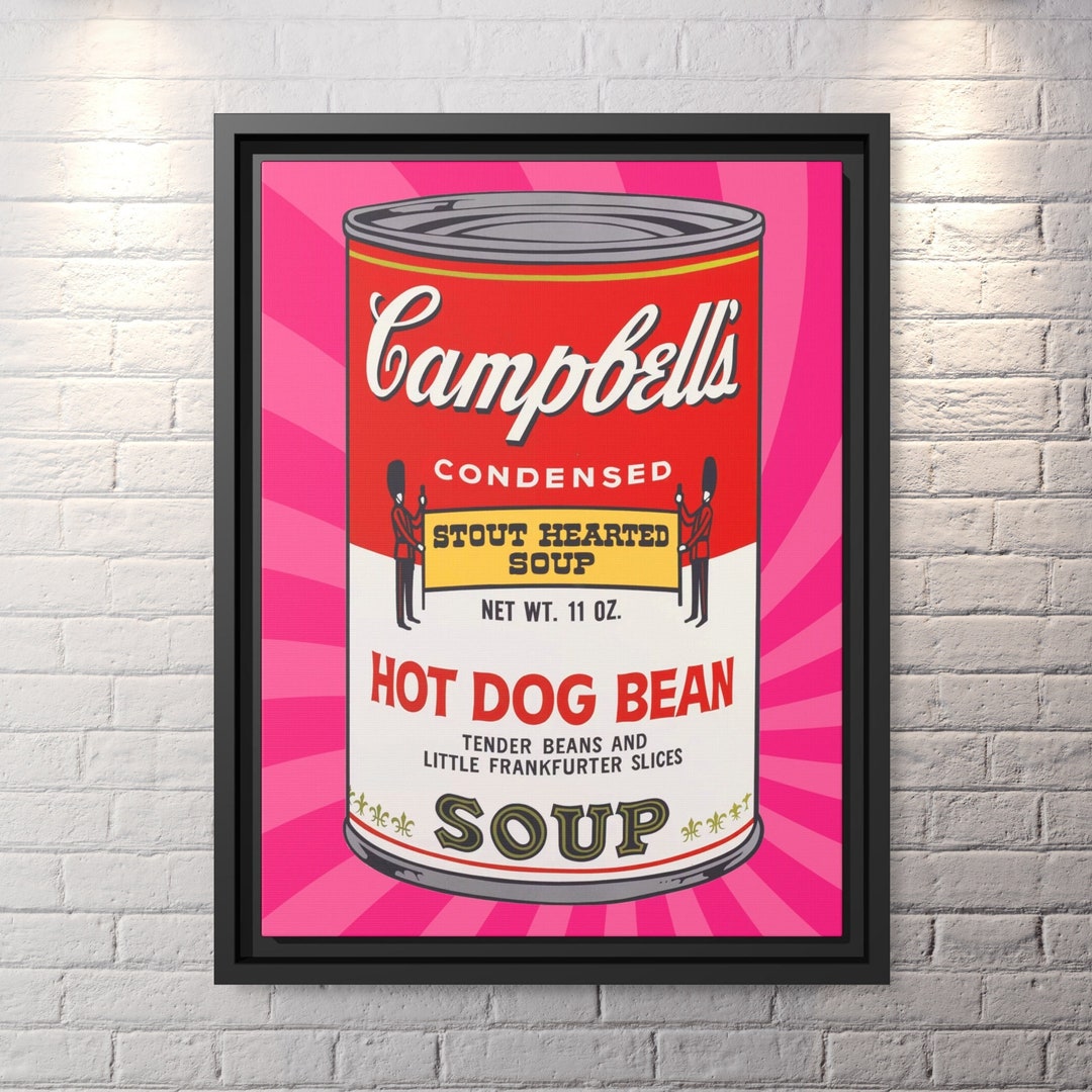 Campbell Soup Can Wall Art Pop Culture Andy Warhol Print Soup Poster ...