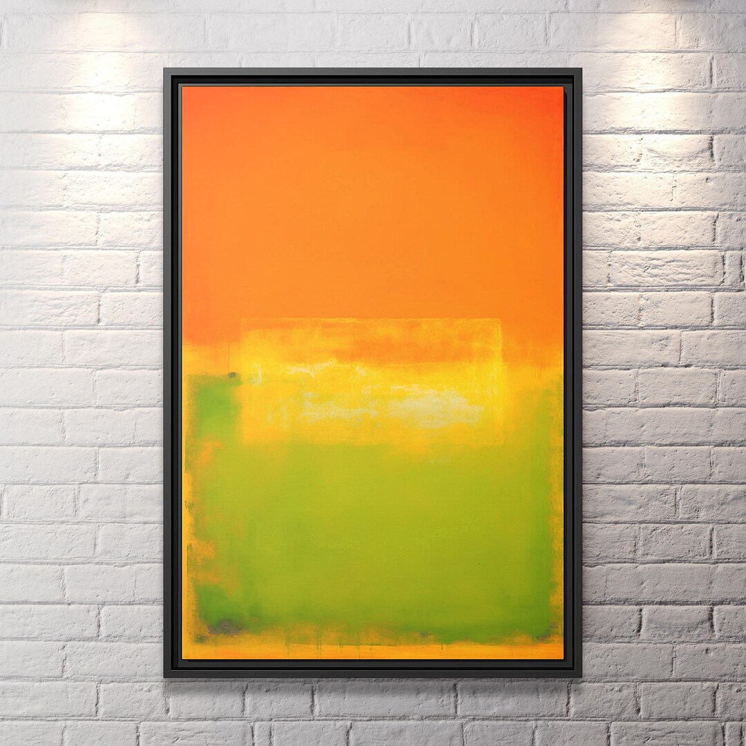 Mark Rothko Painting Gallery Wall Frames Mark Rothko Wall Art ...