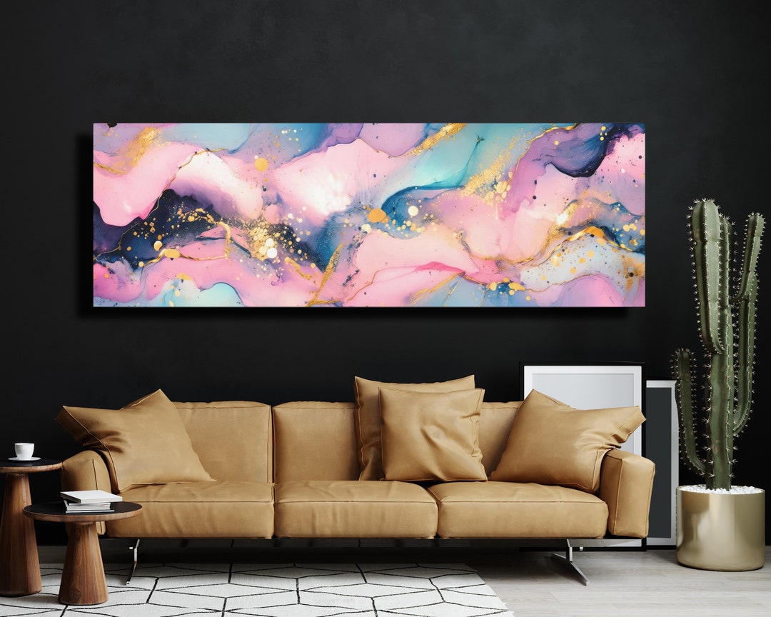 Canvas Print Abstract Modern Wall Art Home Decor Large Minimal Canvas ...