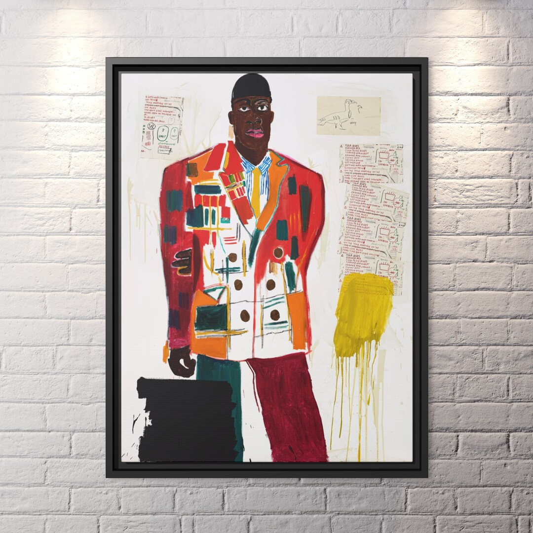 Wall Art Basquiat Print Canvas Basquiat Modern Art Extra Large Canvas ...