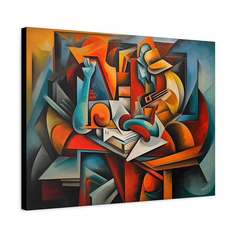 Canvas Print Picasso Cubism Wall Art Home Art Decor Extra Large Canvas ...