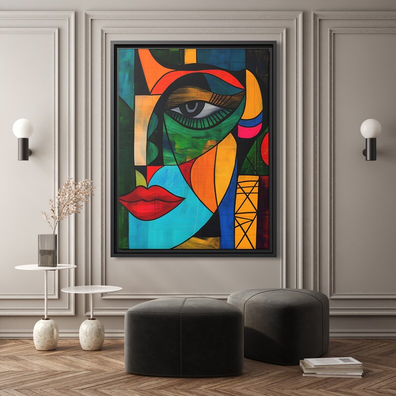 Canvas Print Picasso Cubism Wall Art Home Art Decor Extra Large Canvas ...