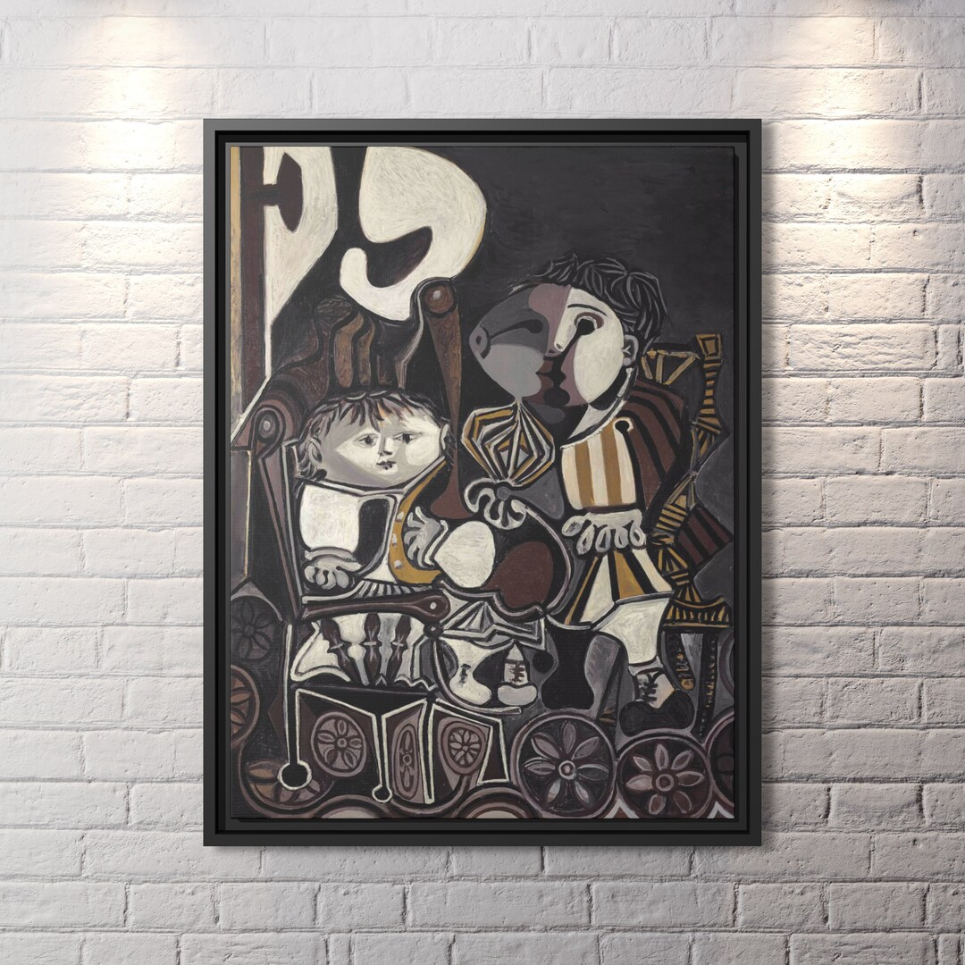 Pablo Picasso Claude Et Paloma Canvas Print Modern Wall Art Decor Large ...