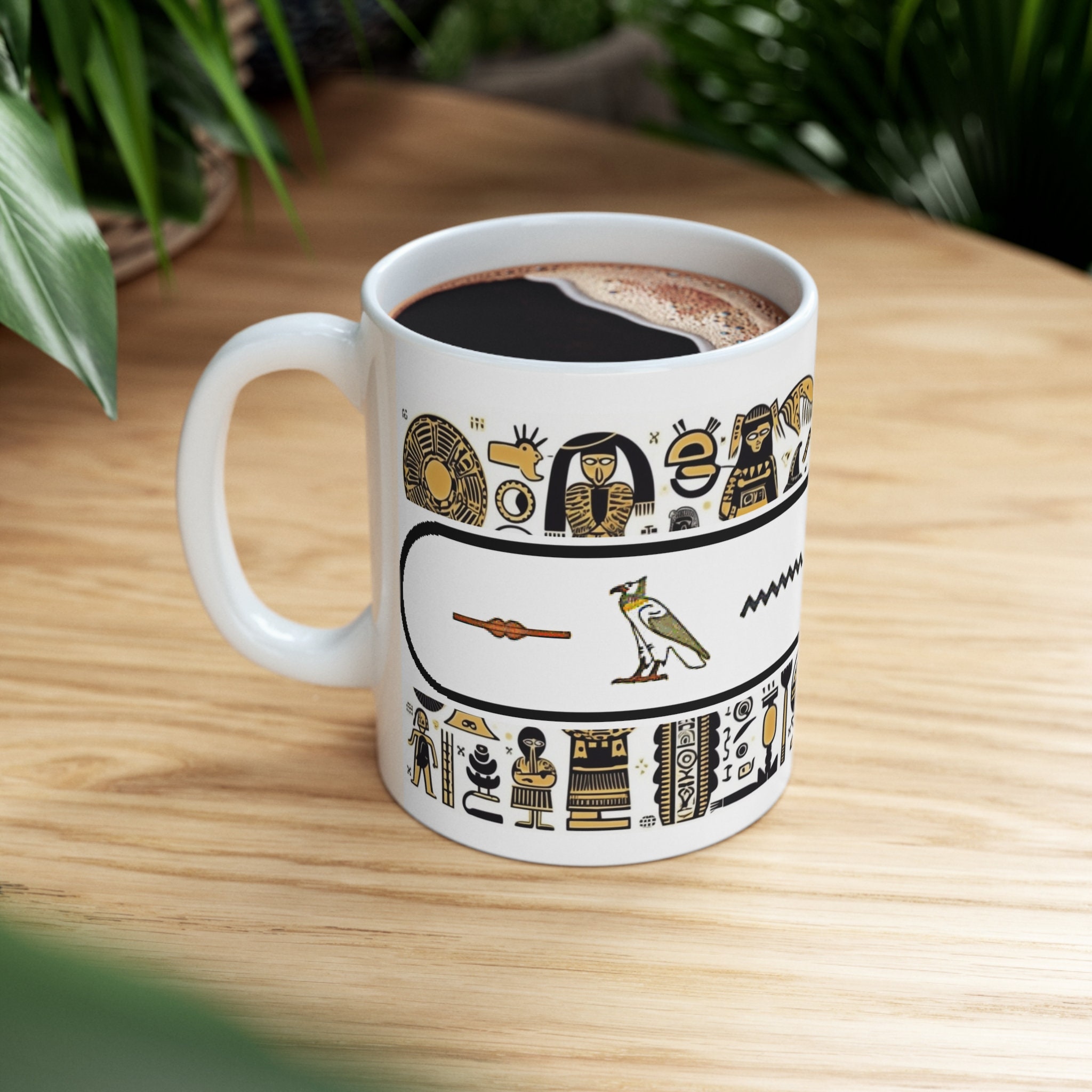 Your Name sandra in Egyptian Hieroglyph Alphabet Mug Egypt Mug Travel ...