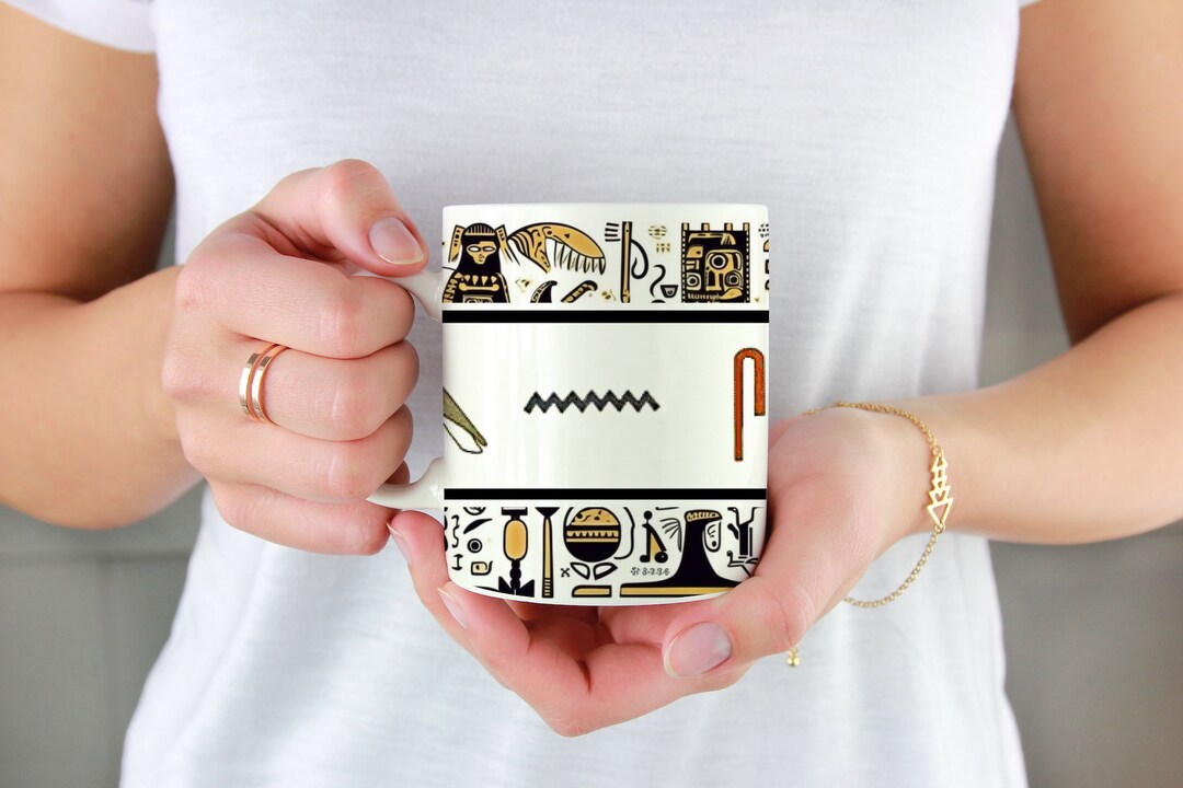 Your Name "nancy" in Egyptian Hieroglyph Alphabet Mug Egypt Mug Travel ...