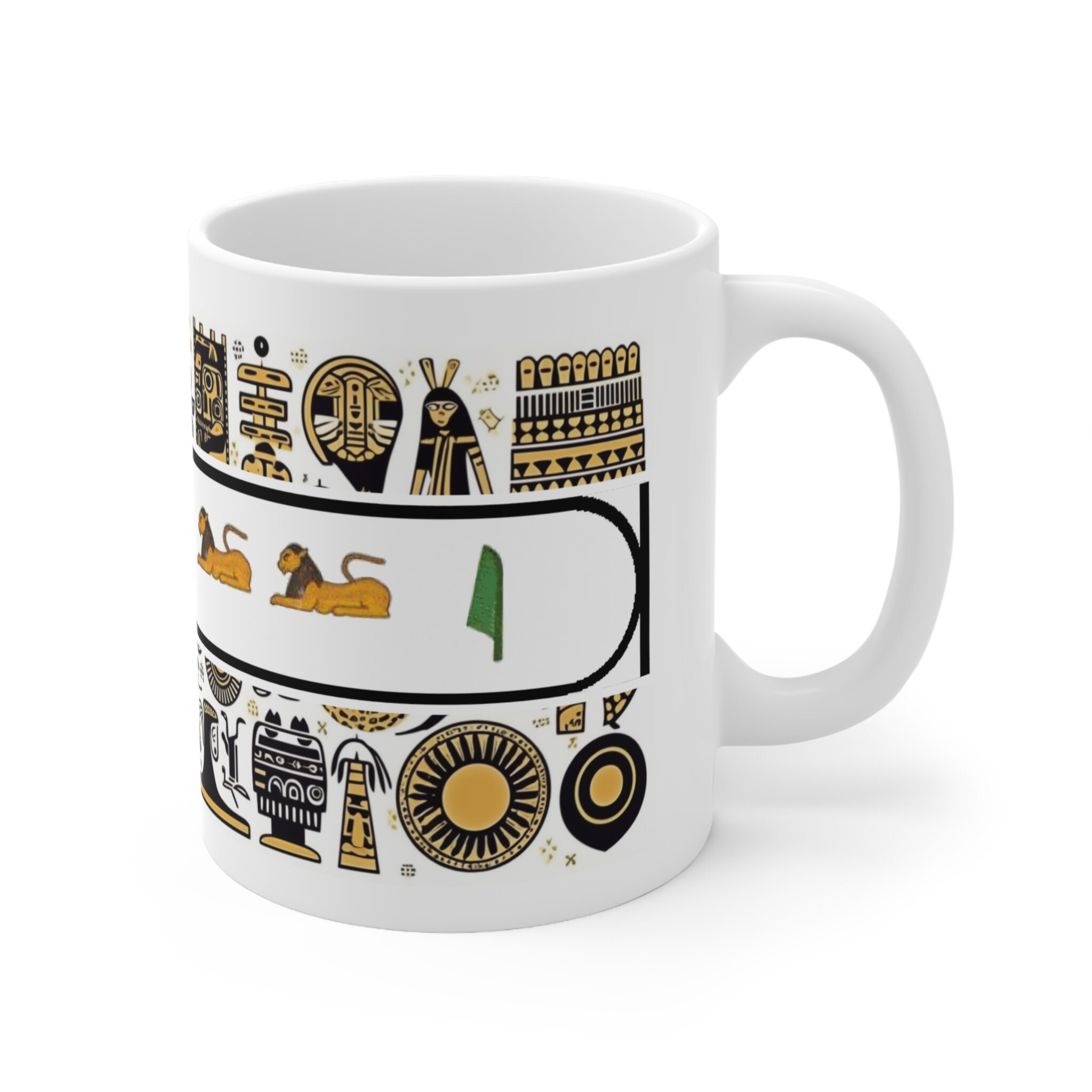 Your Name "michelle" in Egyptian Hieroglyph Alphabet Mug Egypt Mug ...