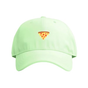 Pizza Dripping Embroidered 100% Cotton Cap | Multiple Colors | One Size ...