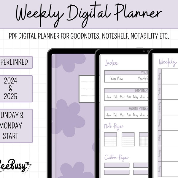 iPad Mini Planner - Etsy