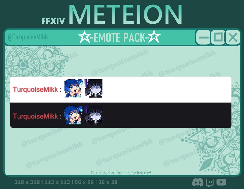 FFXIV Meteion Emote Set! - Etsy