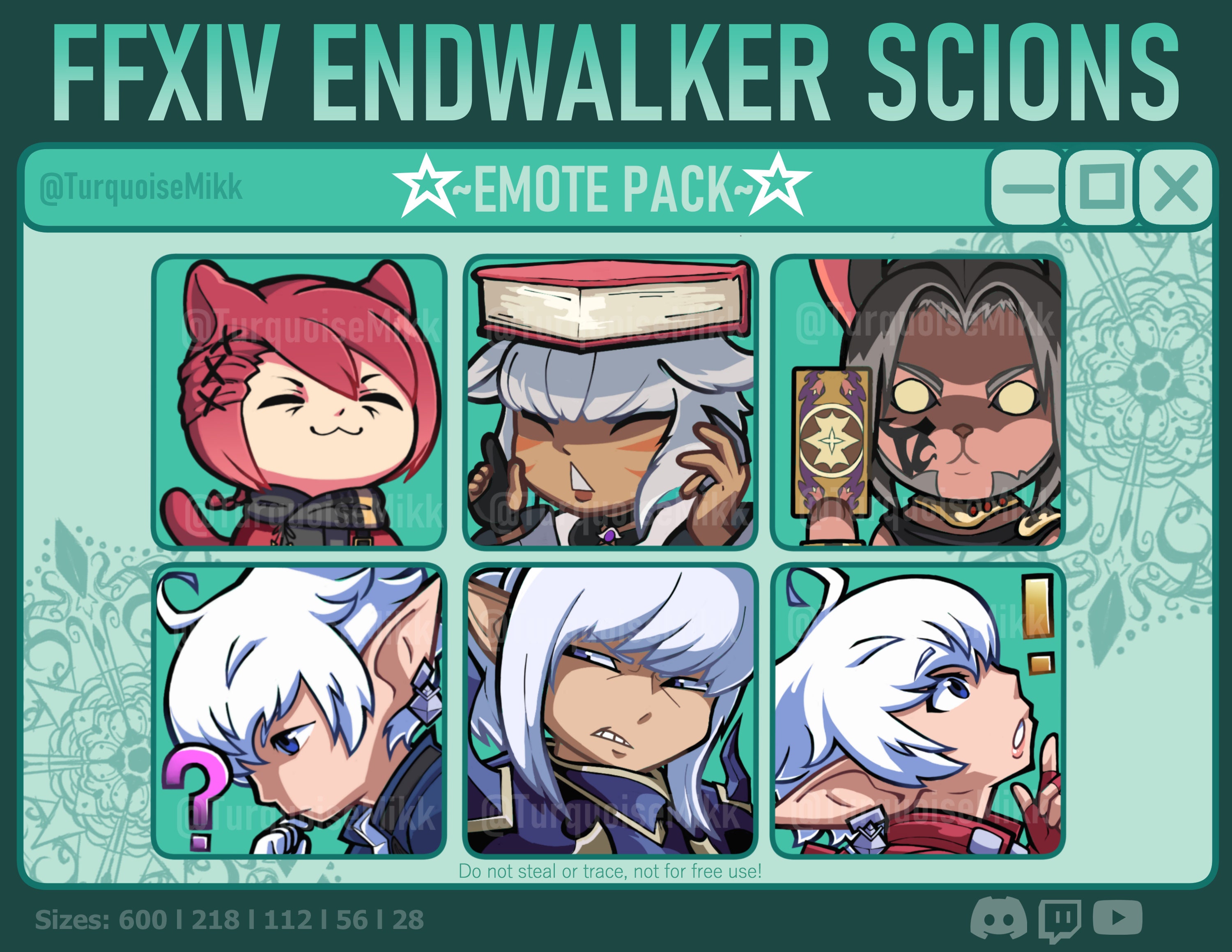 FFXIV Endwalker Scions Emote Set! - Etsy