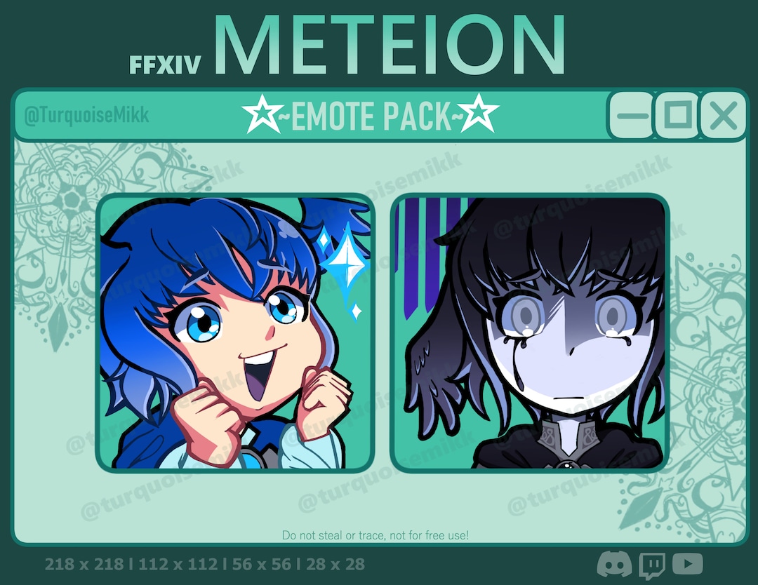 FFXIV Meteion Emote Set! - Etsy