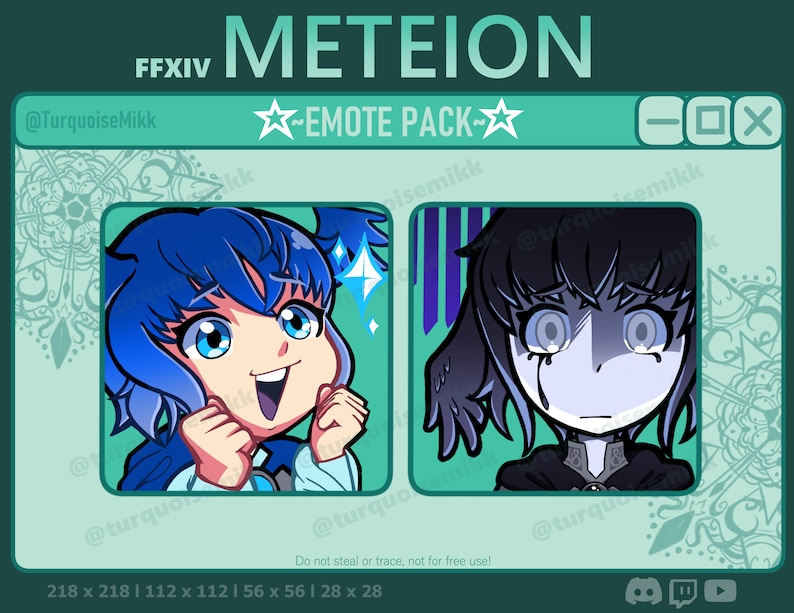 FFXIV Meteion Emote Set! - Etsy