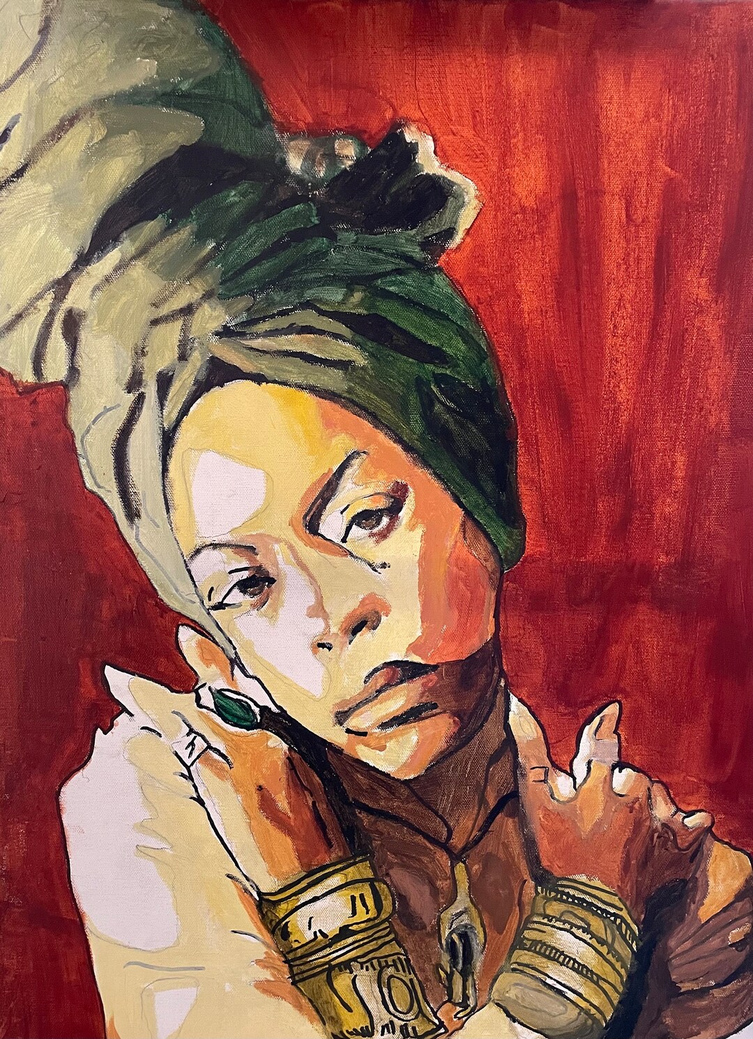 Miss Badu (erykah Badu Painting) - Etsy