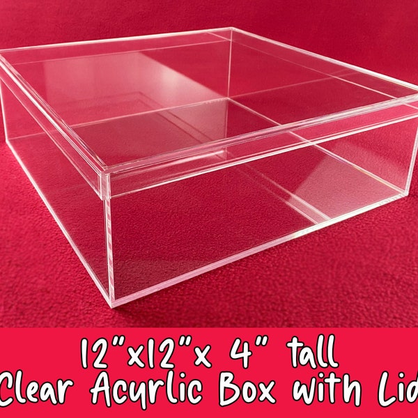 Large Acrylic Box - Etsy