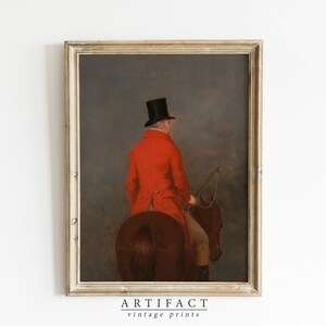 Fox Hunting Art Prints / Huntsmen and Hounds / English Vintage Hunt ...