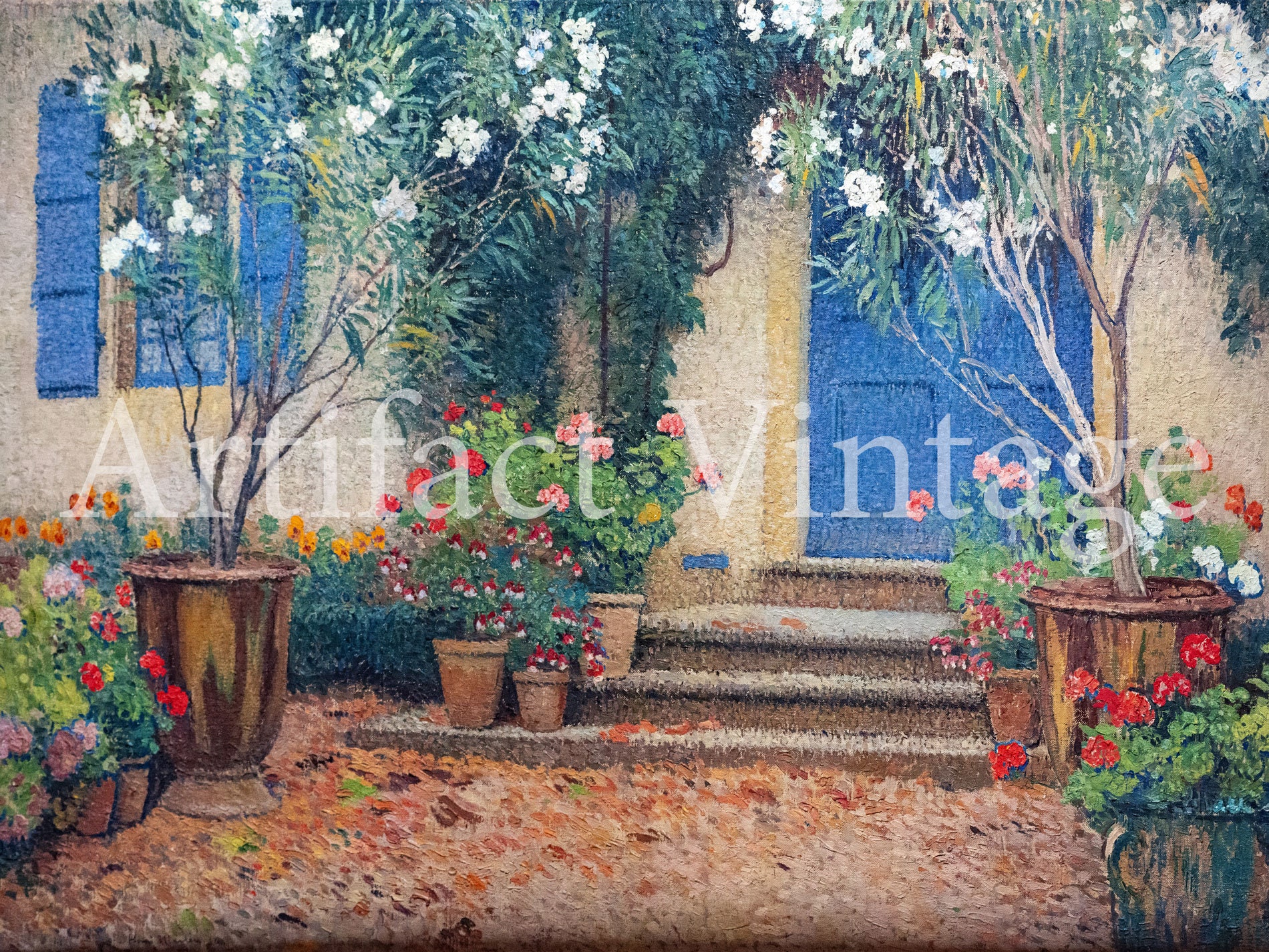 Printable Spring Artwork / Antique Wall Art / Spring Landscape Vintage ...