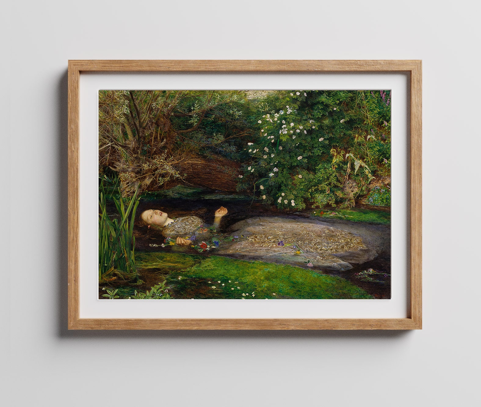 Classical Art Print of Ophelia / Vintage Art / Shakespeare / Bedroom ...