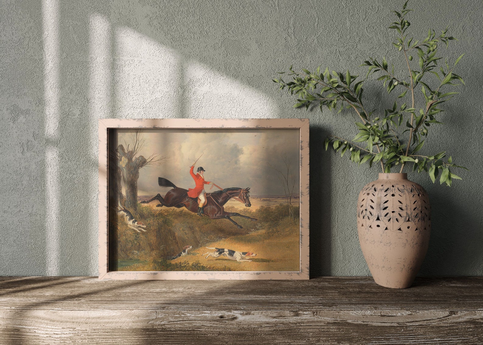 Fox Hunting Print / Equestrian Art / Fox Hound Print / Dog Print ...