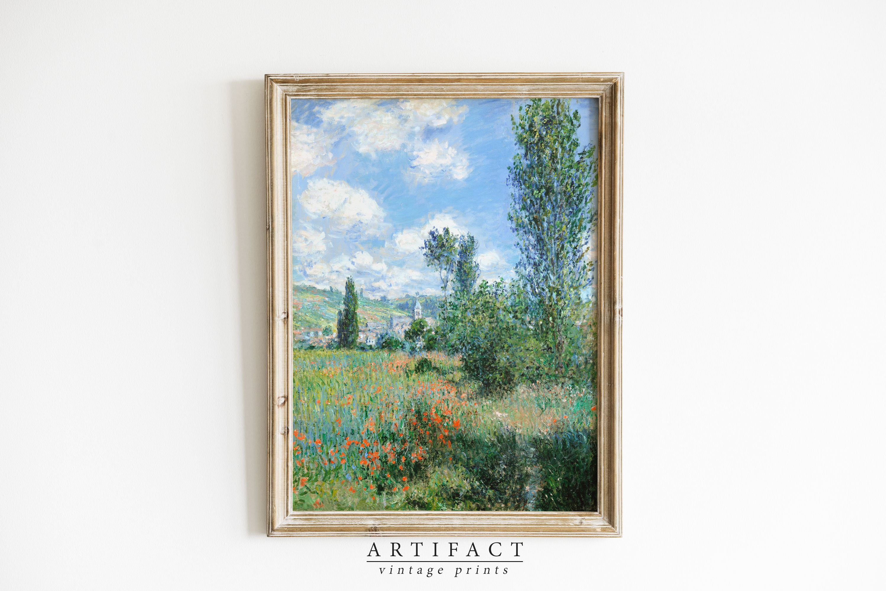 Spring Landscape Painting / Impressionist Painting / Country Scenery ...