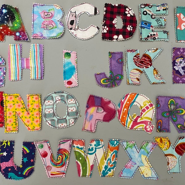Fabric Alphabet - Etsy