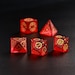 Red Garnet DND Dice Set (birthday Gift), Dice Set, Dungeons & Dragons ...
