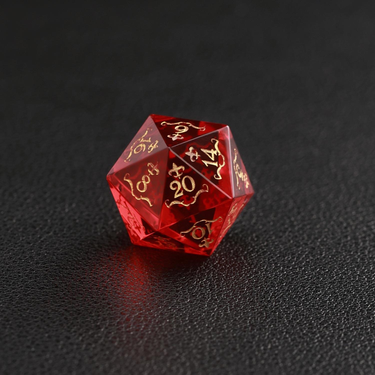 Red Garnet DND Dice Set (birthday Gift), Dice Set, Dungeons & Dragons ...