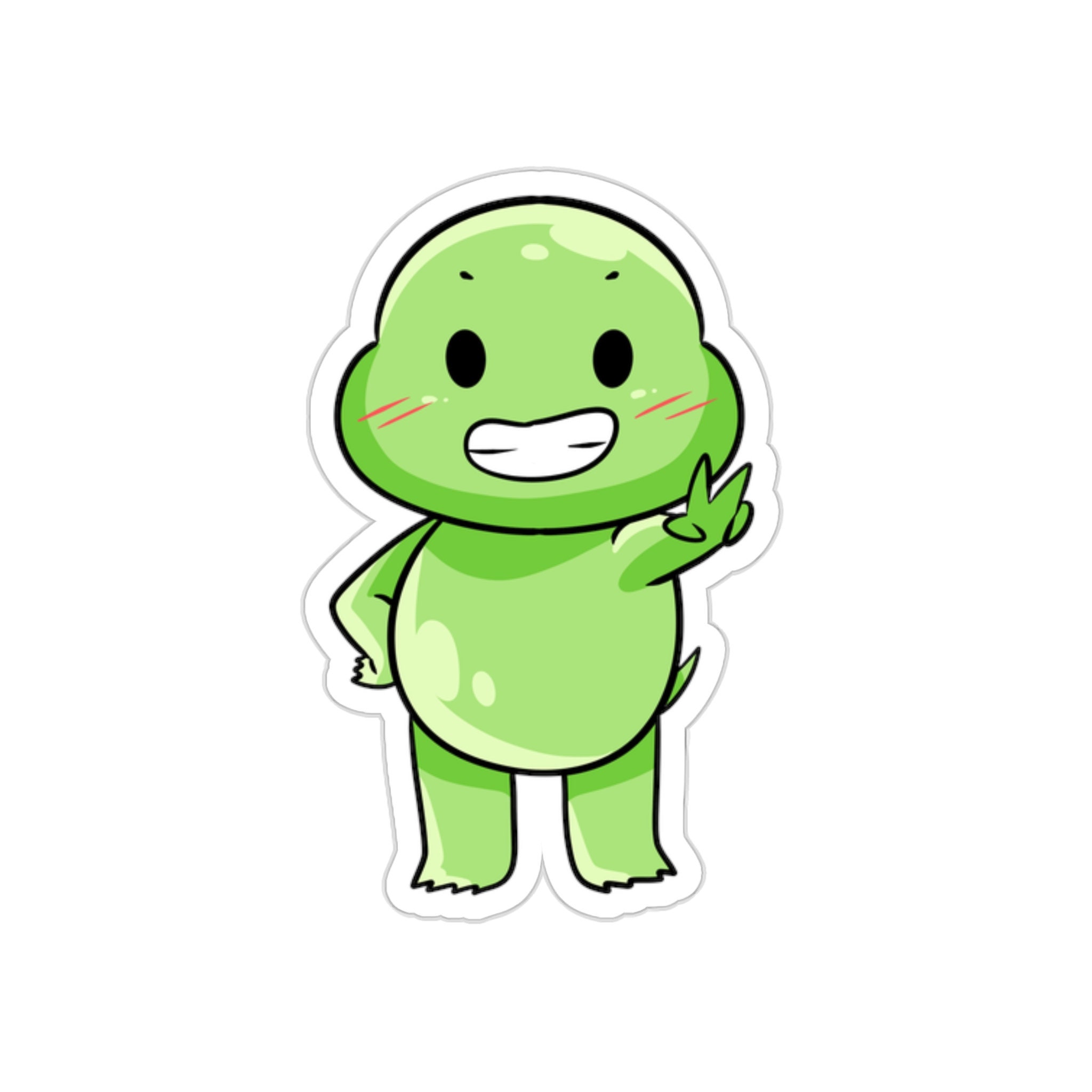 Kame PEACE Sign! Kawaii Sticker - Etsy