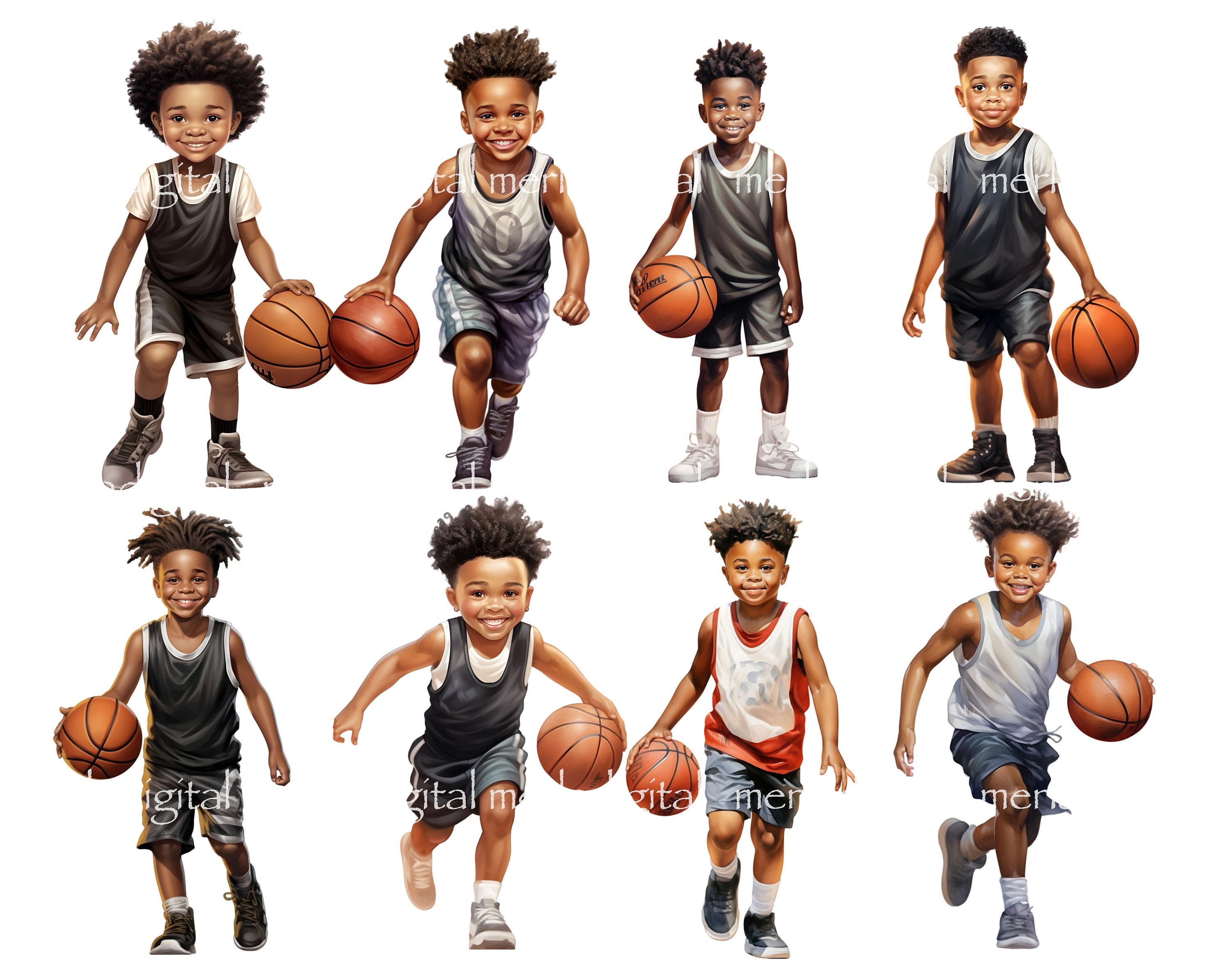 Kids Basketball Clipart Png Basketball Black Kids Clipart Basketball ...