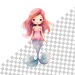Watercolor Mermaid Clipart Pink Mermaid Kids Clipart Bundle Nursery ...