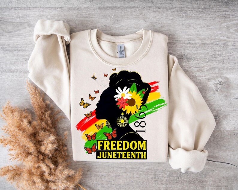 Juneteenth Freedom PNG, Afro Woman Silhouette RBG Clipart, Black Pride ...