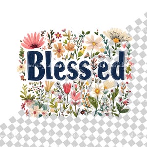 Floral Christian Bundle Clipart Religious Quote Png İmages for T-shirt ...