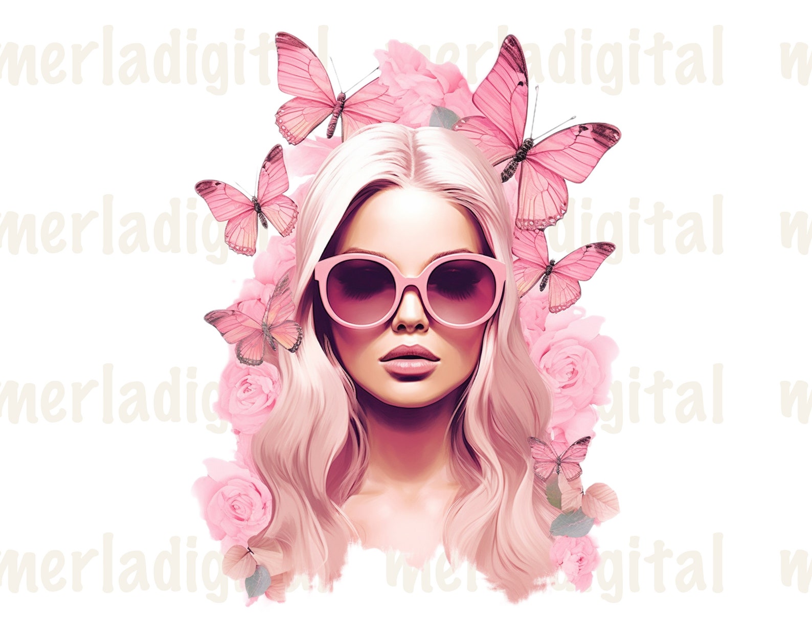 Barbie Watercolor Clipart Bundle Pretty Girls Blonde - Etsy