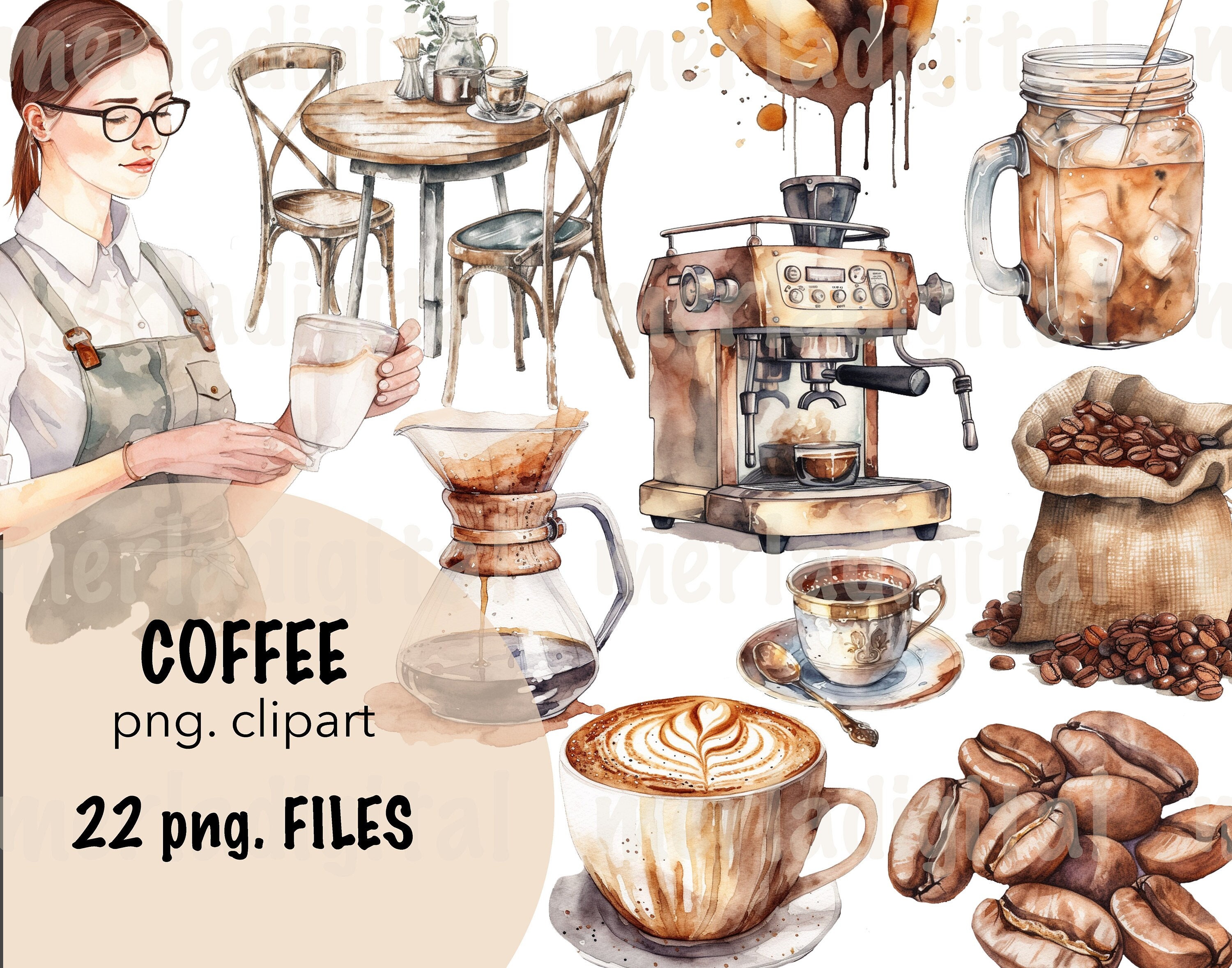 Barista Clipart
