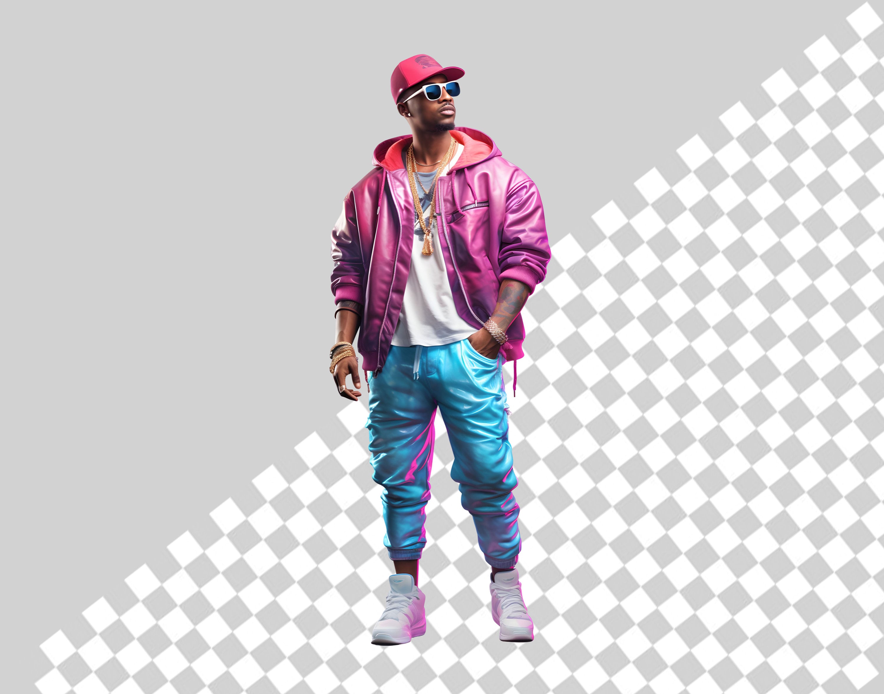 Black Men Fashion Clipart, Street Style PNG (digital Download) - Etsy
