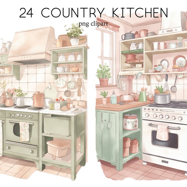 Country Kitchen - Etsy