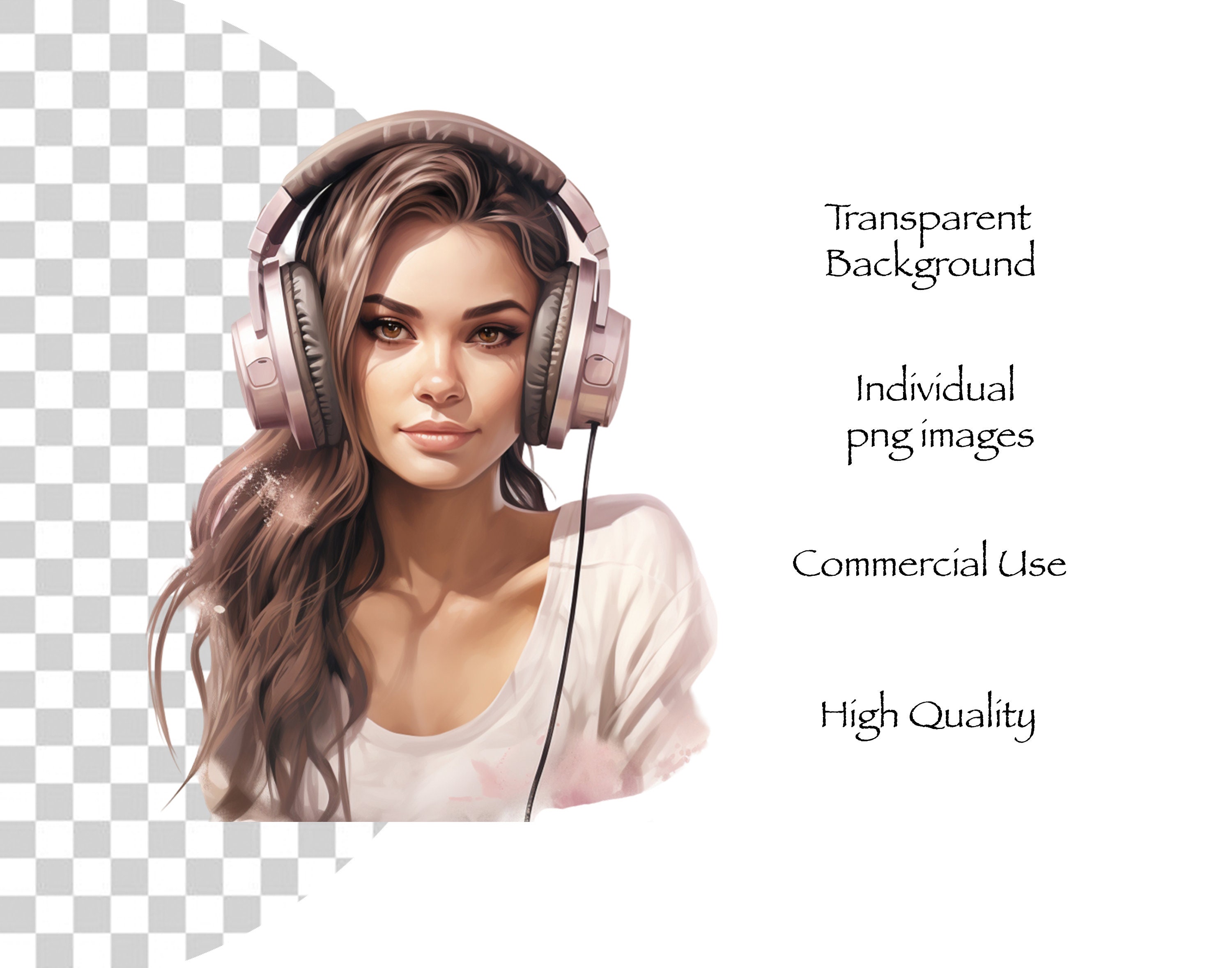 Gamer Girl Clipart Png Game Controller Clipart Girly Gamer Graphic ...