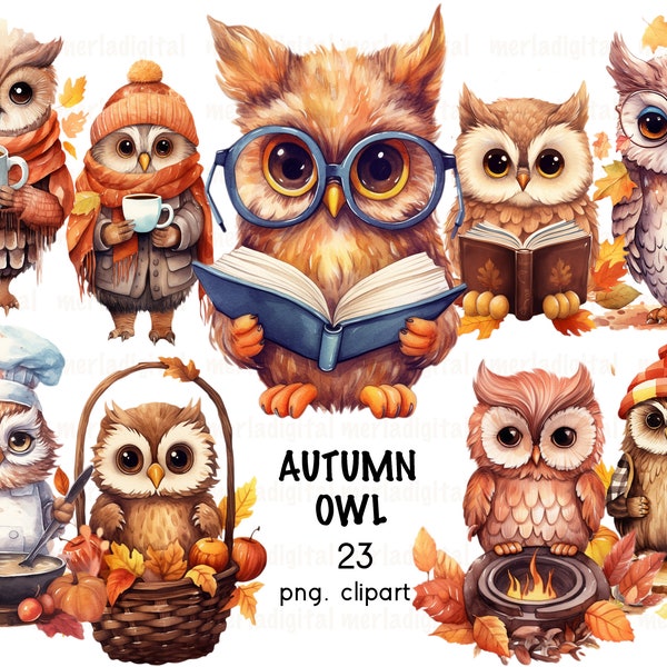 Autumn Owl - Etsy