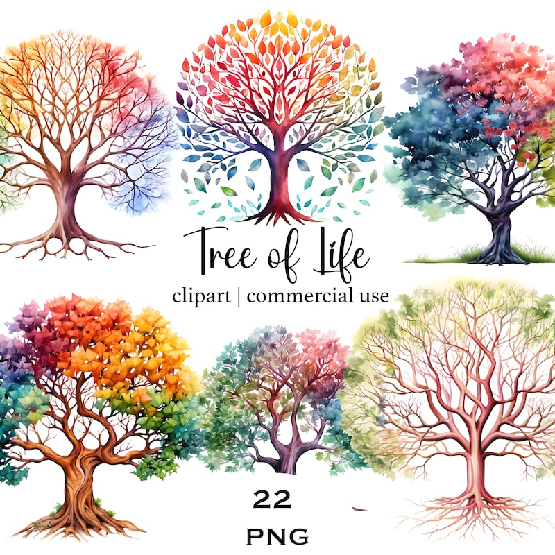 Tree of Life Art Pastel - Etsy