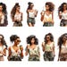 Watercolor Coffee Girl Clipart, Fashion Women PNG (digital Download) - Etsy