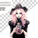 Halloween Witch Clipart Potion Magician Witch Clipart PNG - Etsy