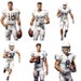 Watercolor Football Clipart American Football Men in Uniform Football ...