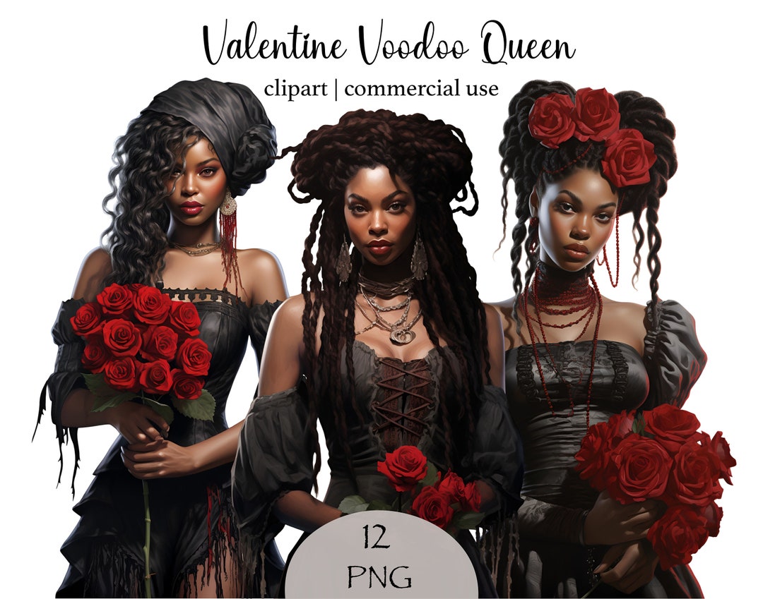 Afro Black Girl Png Bundle Voodoo Queen Black Woman Art for Shirts ...