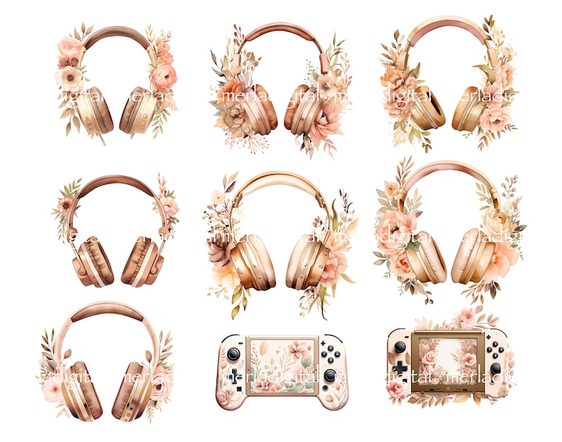 Gamer Girl Clipart Png Game Controller Clipart Girly Gamer Graphic ...