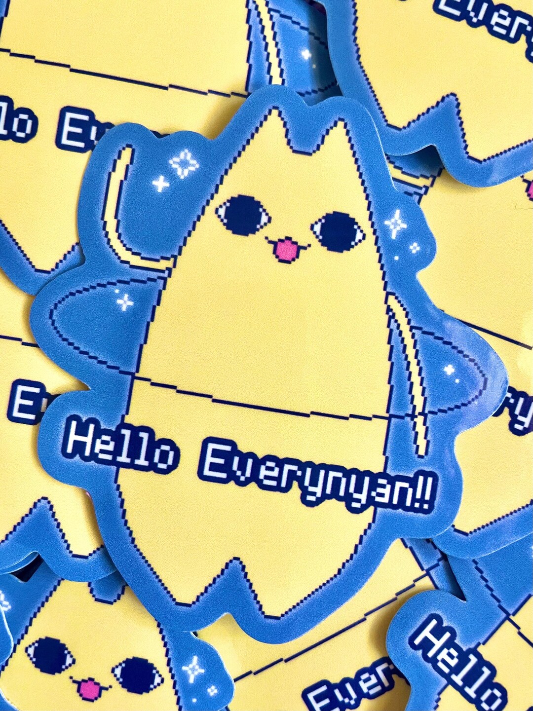 Azumanga Daioh Chiyo Chichi Hello Everynyan Meme Die Cut Vinyl Sticker ...