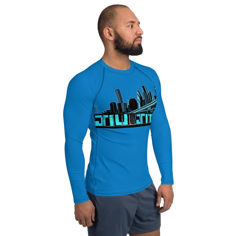 BJJ Rashguard Houston Skyline City Pride With Be Someone Bridge Jiu ...