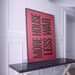 House Music Wall Art Poster Typography House Music Rave Decor for House ...