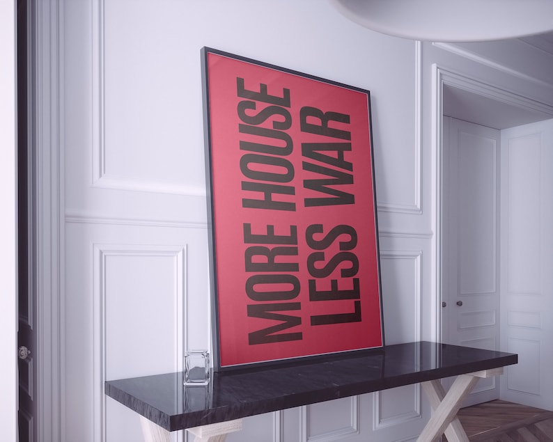 House Music Wall Art Poster Typography House Music Rave Decor for House ...