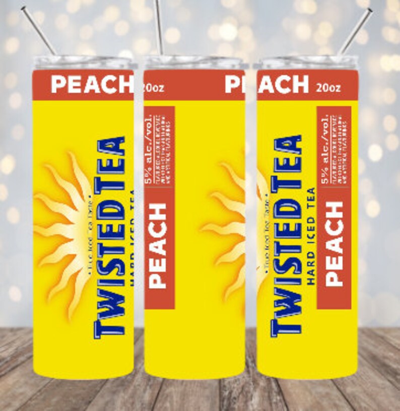 Peach Twisted Tea Tumbler Wrap - Etsy
